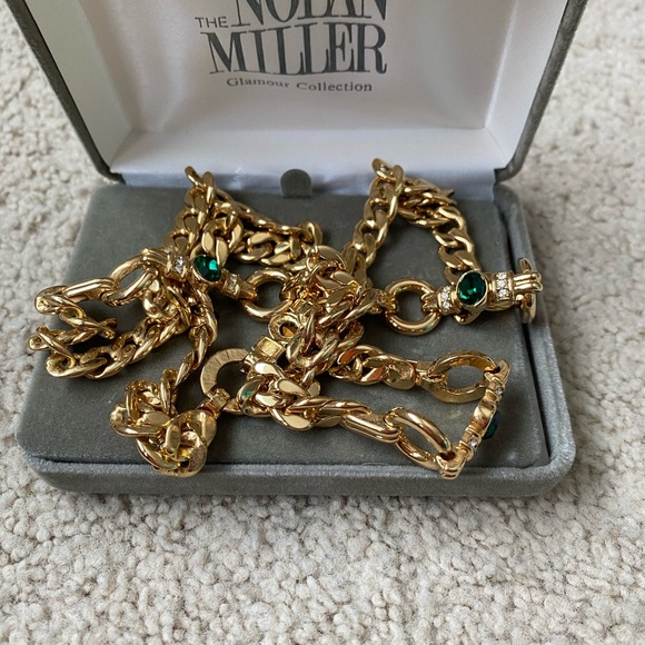 Nolan Miller | Jewelry | Nolan Miller Glamorous Gold Necklace With ...